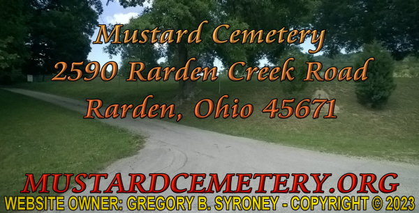 Mustard Cemetery - Rarden, Ohio